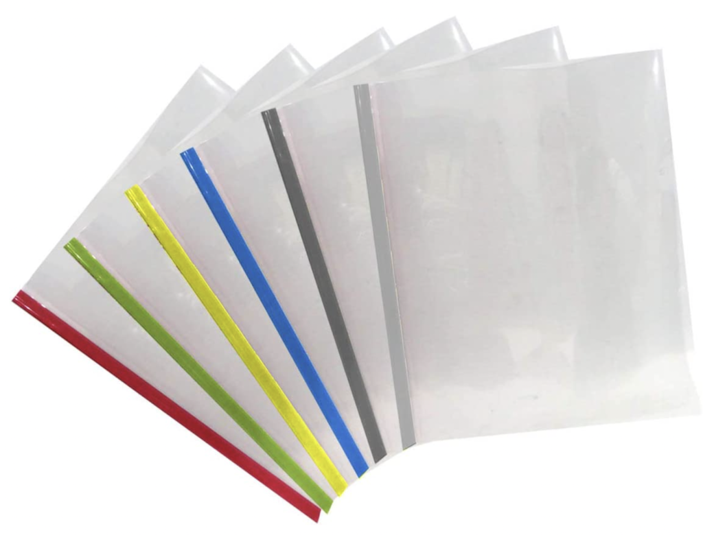Folder Transparente con Costilla – Creaciones Pascua