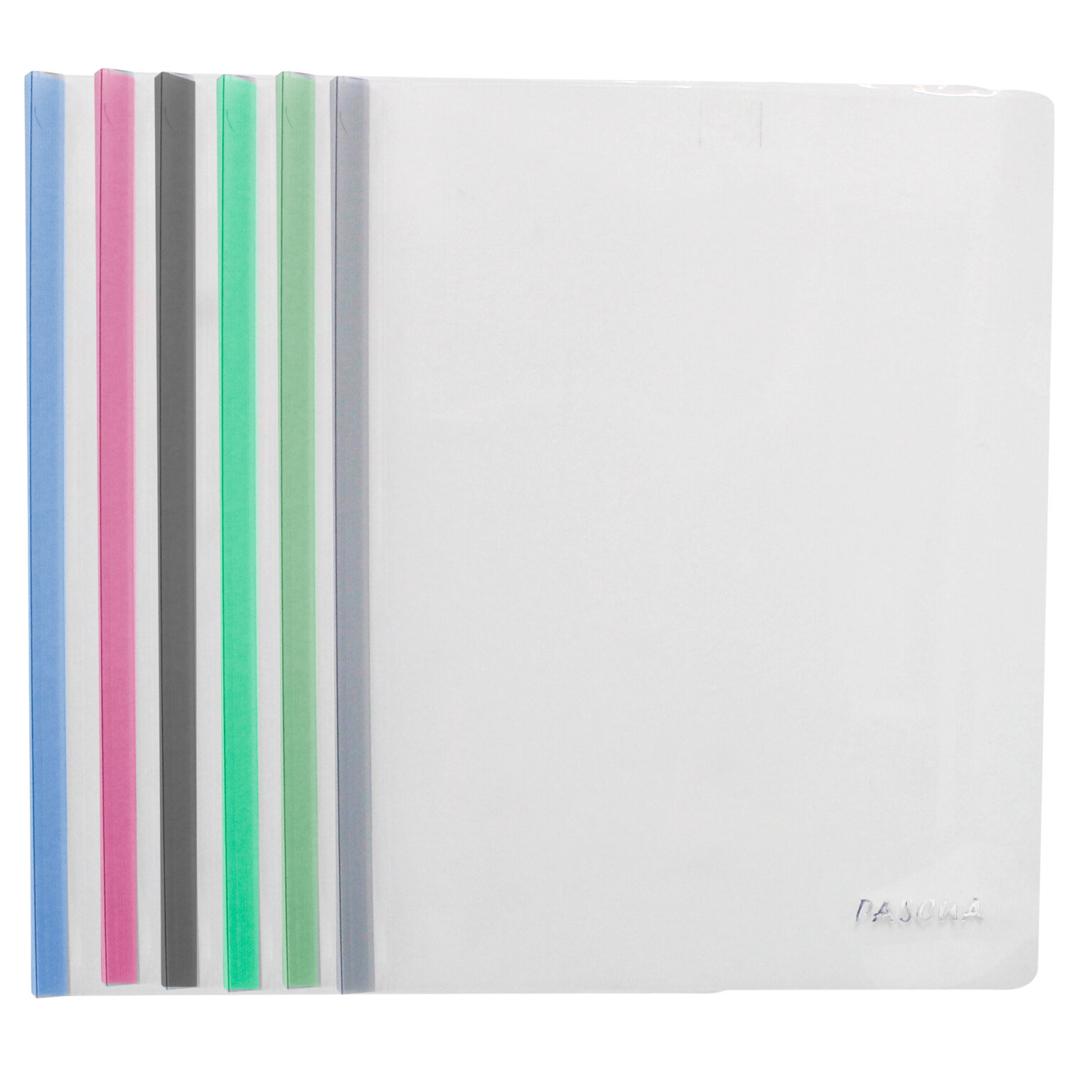 Folder Transparente con Costilla – Creaciones Pascua