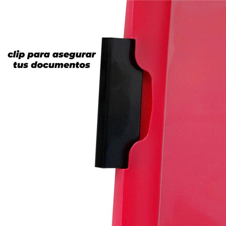 Folder de Plástico con Clip – Creaciones Pascua