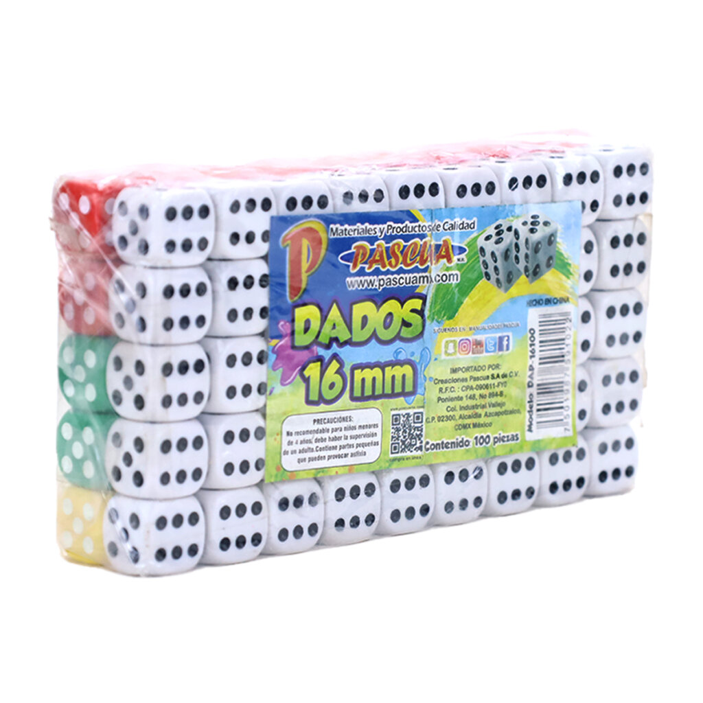 Dados de Plástico – Creaciones Pascua