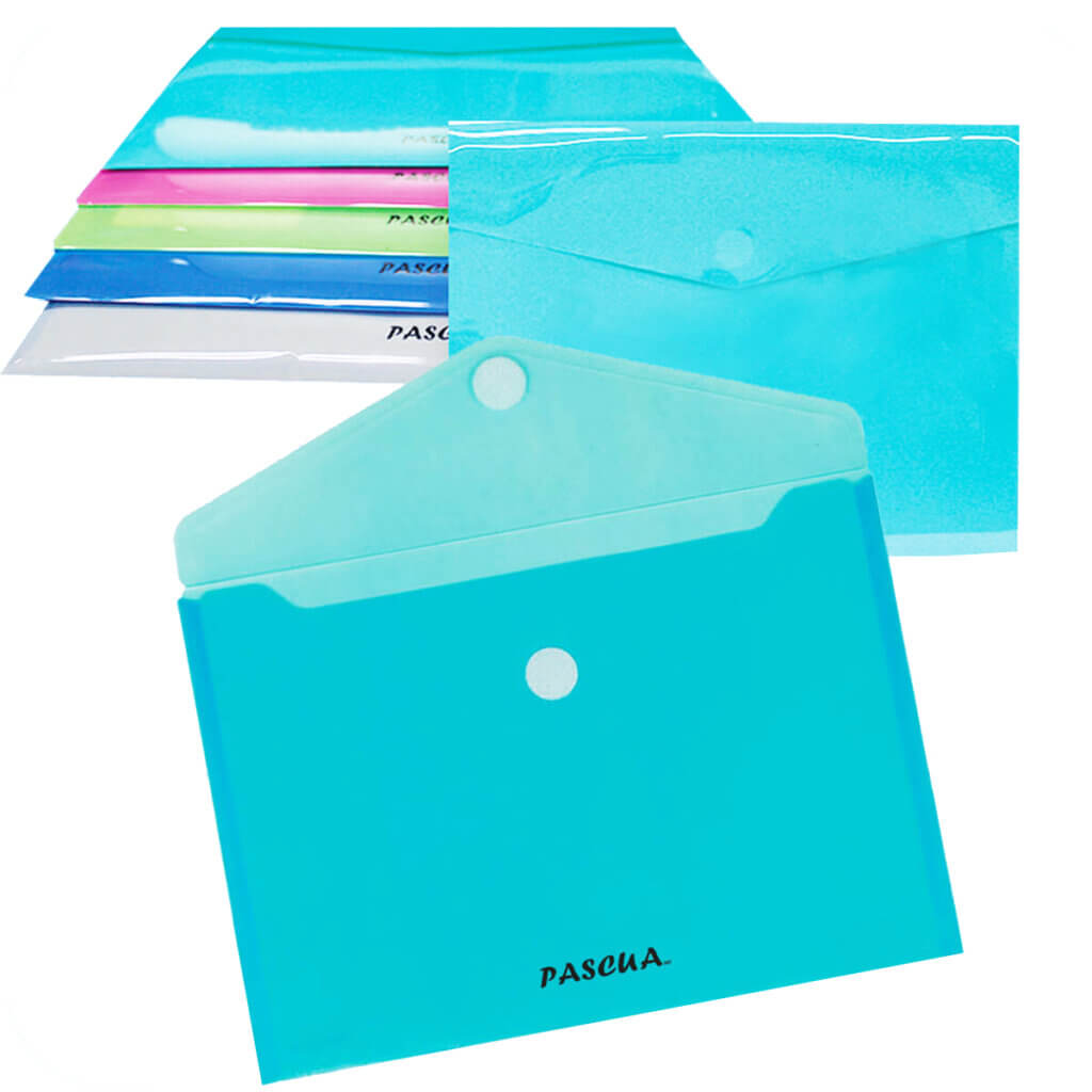 Sobre de Plástico Horizontal Tamaño Carta con Velcro – Creaciones Pascua