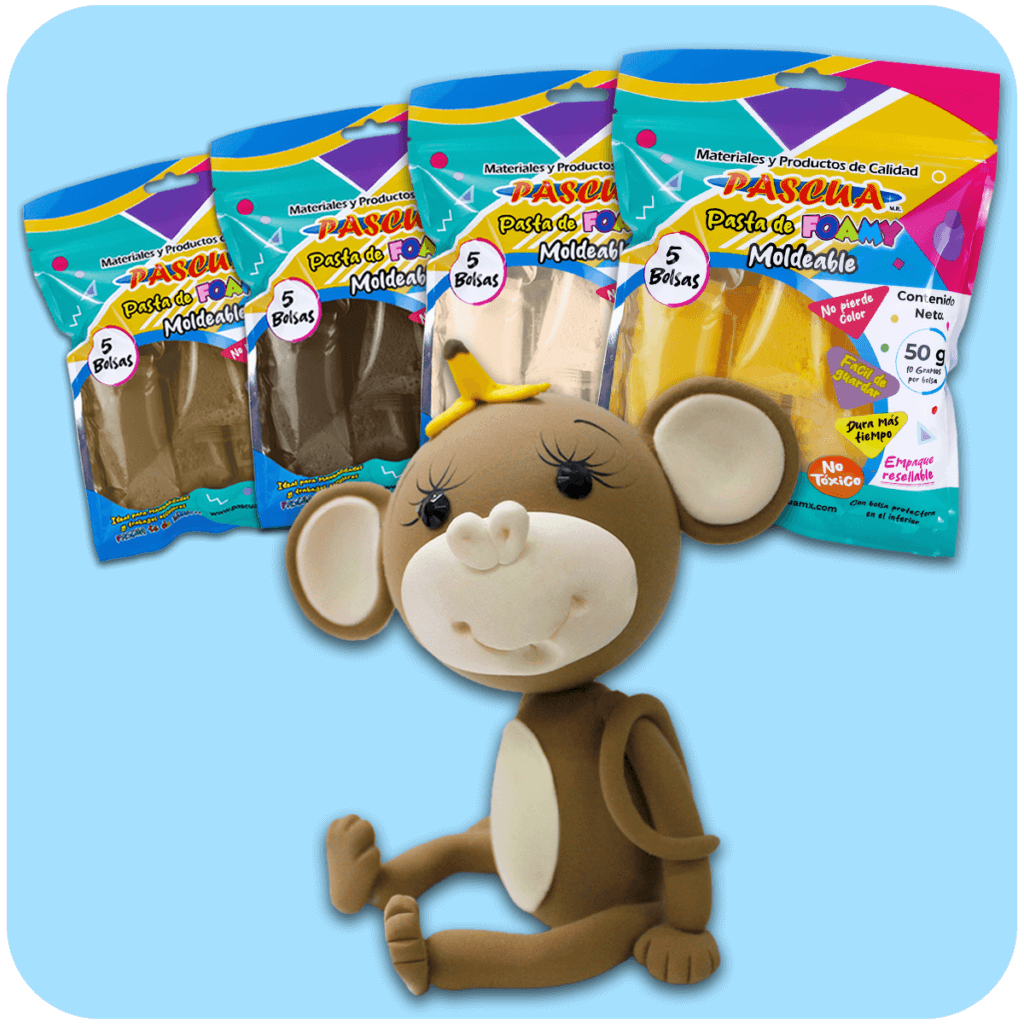 Pasta de Foamy Moldeable Bolsa ( 50 g ) – Creaciones Pascua