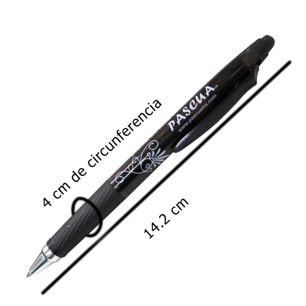 Bolígrafo de Tinta Borrable con Clip Retráctil – Creaciones Pascua