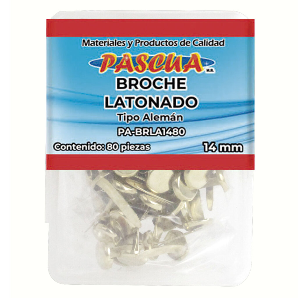 Broches Latonados Tipo Alemán – Creaciones Pascua