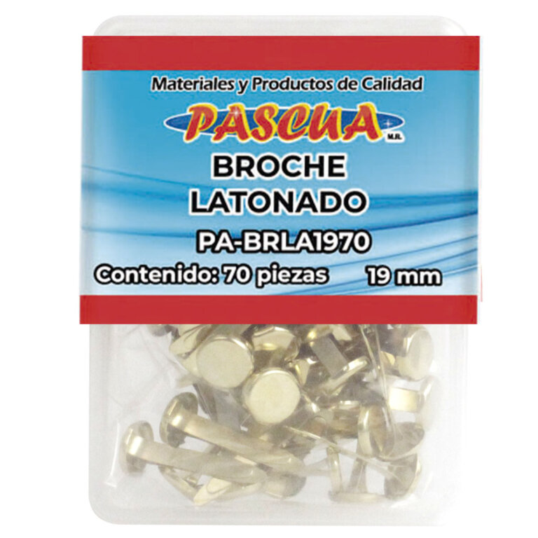 Broches Latonados Tipo Alemán – Creaciones Pascua