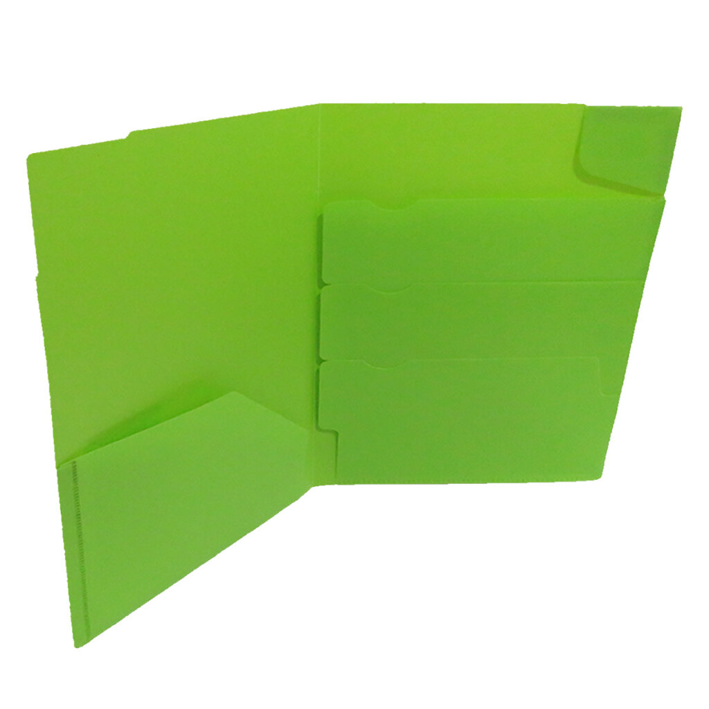 Folder de Plástico con 4 Divisiones – Creaciones Pascua