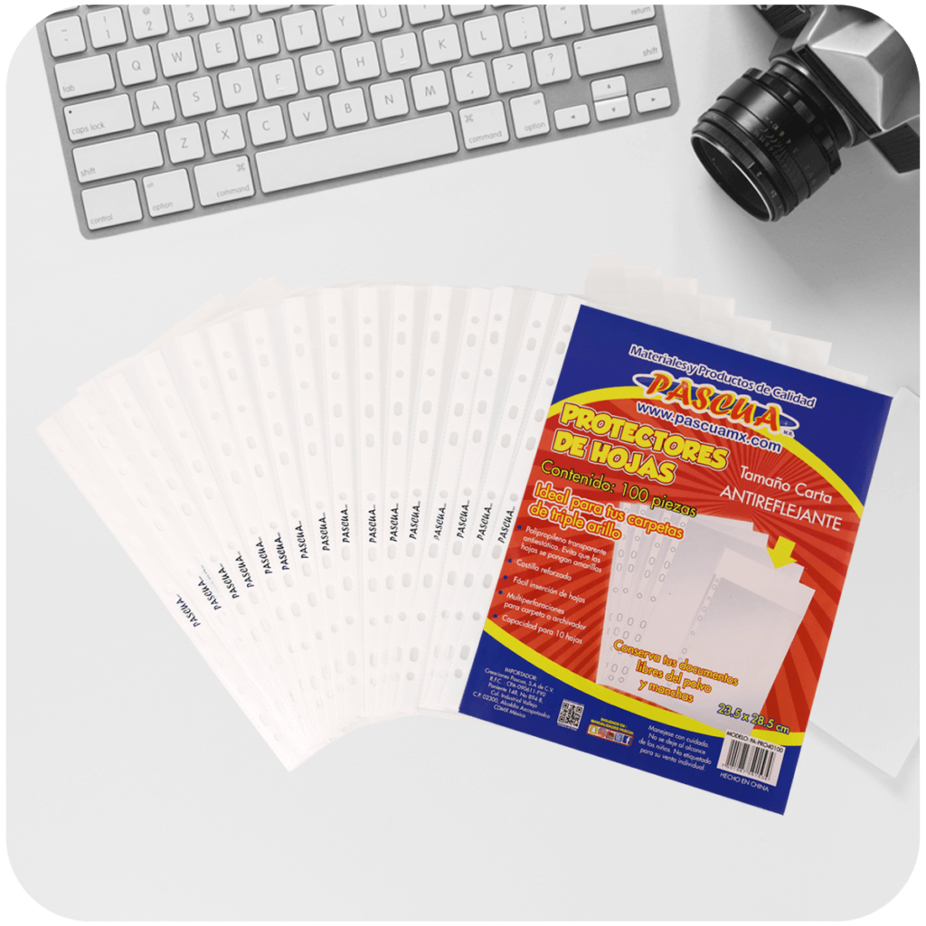 Folder Transparente con Costilla – Creaciones Pascua