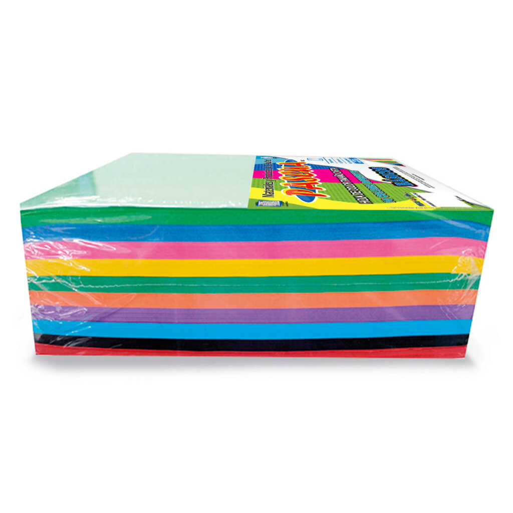 Hoja de Colores Surtidos Tamaño Carta con Mil Piezas – Creaciones Pascua