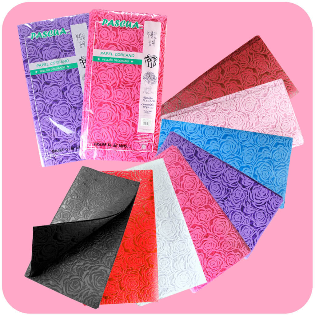 Papel Coreano Surtido – Creaciones Pascua