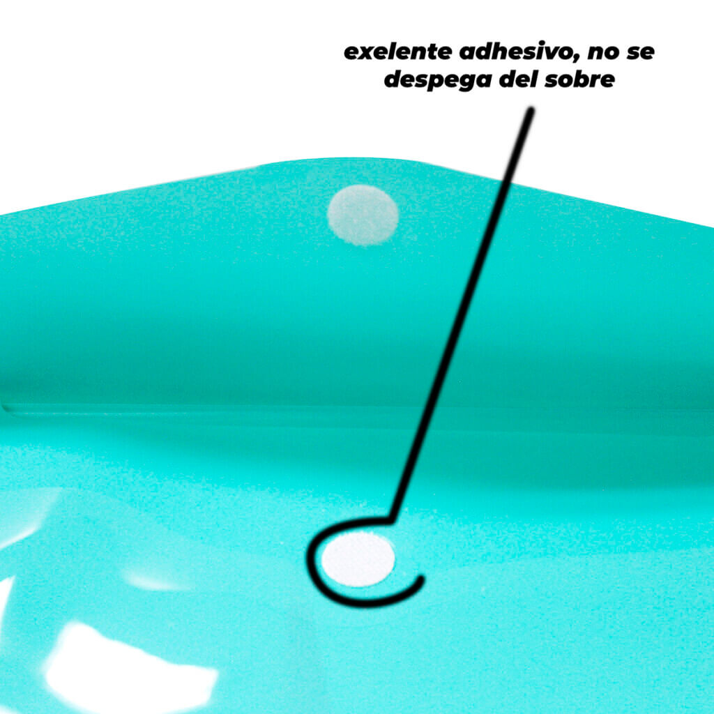 Sobre de Plástico Horizontal Tamaño Carta con Velcro – Creaciones Pascua