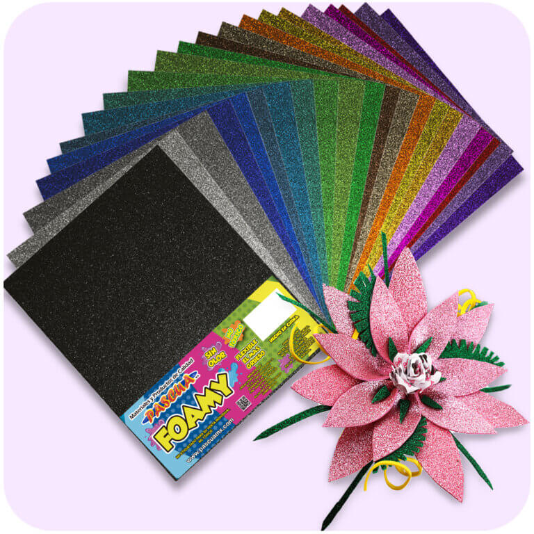 Foamy Diamantado Tamaño Carta Color Metálico – Creaciones Pascua